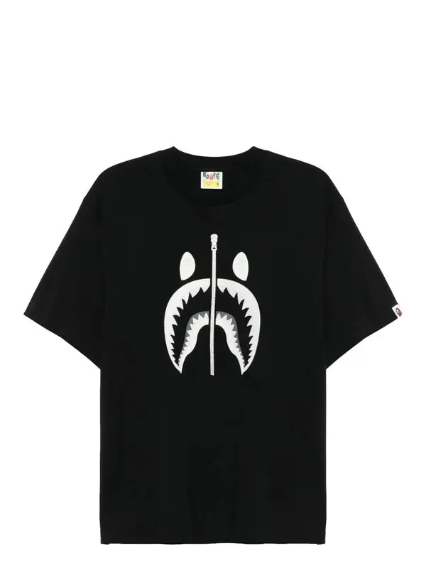 A BATHING APE Shark T-shirt - Black