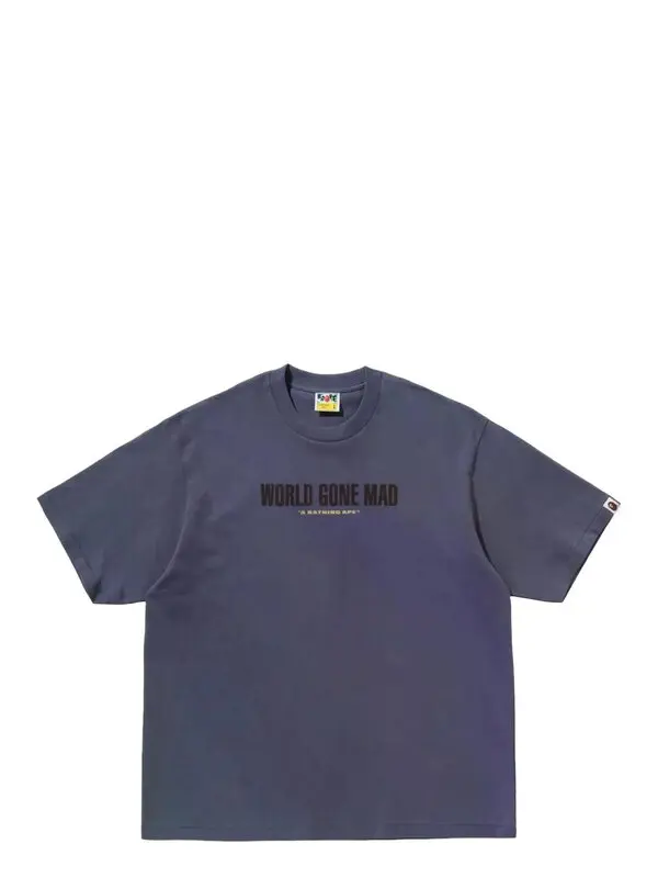 A BATHING APE Logo-print T-shirt - Grey