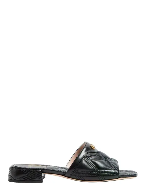 Valentino Garavani 20mm Quiltie 67 Sandals - Black
