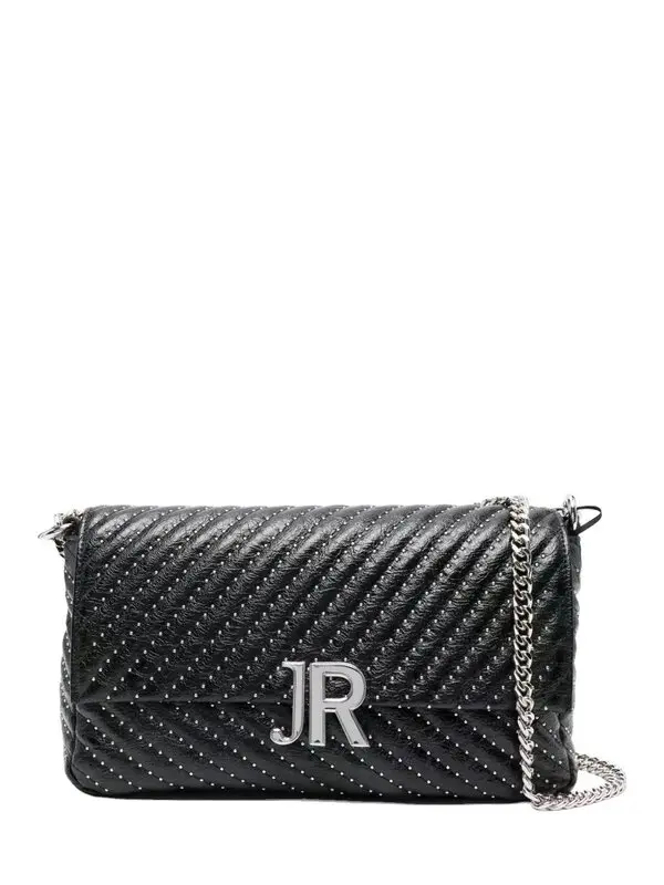 John Richmond Studded Shoulder Bag - Black
