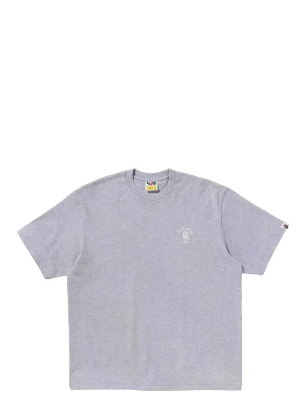 A BATHING APE Logo-embroidered T-shirt - Grey