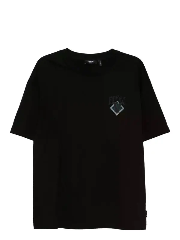 FIVE CM Logo-print T-shirt - Black