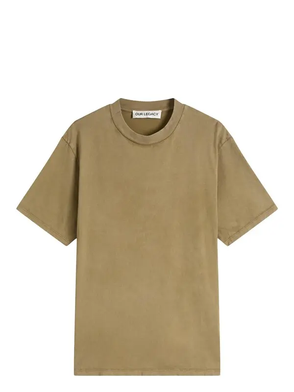 Our Legacy Box T-shirt - Cavalry Olive Legacy Jersey