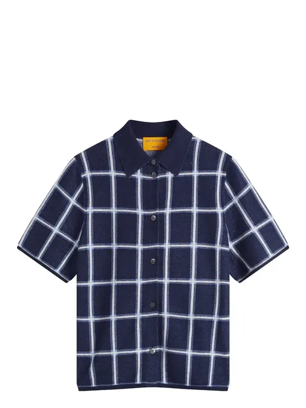Guest In Residence Picnic Plaid Shirt - Midnight Combo