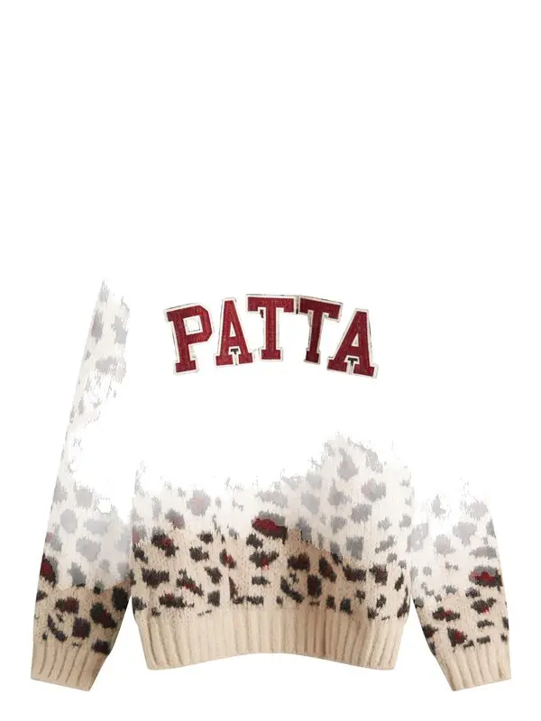 PATTA Leopard Brushed Knit Jumper - Multi
