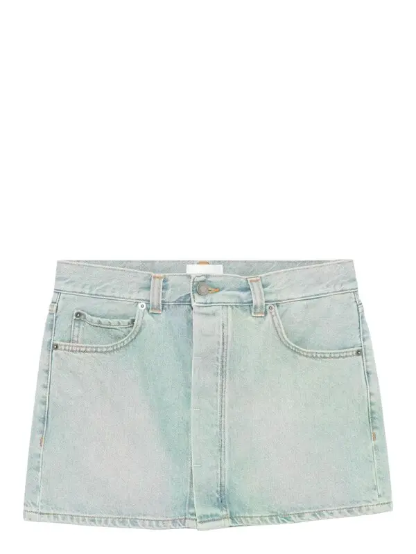 HAIKURE Maudie Denim Skirt - Blue
