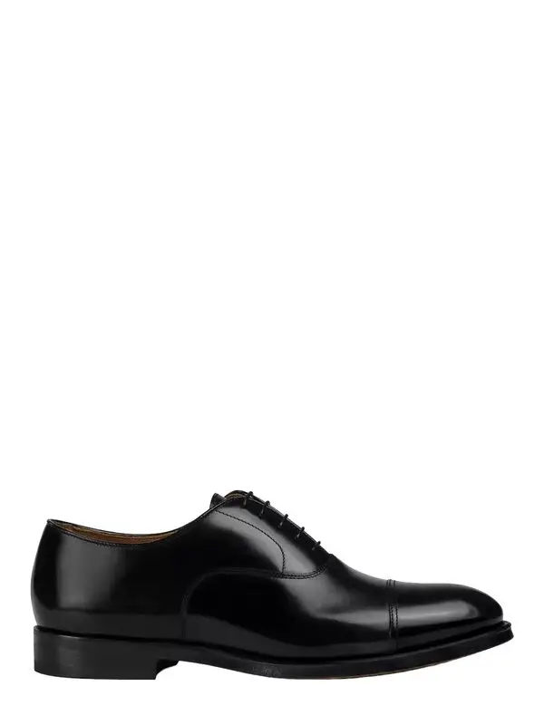 DOUCAL'S Leather Lace-up Shoes - Black