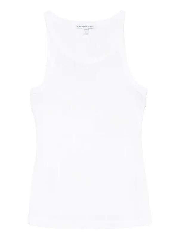 JAMES PERSE Ribbed Tank Top - White