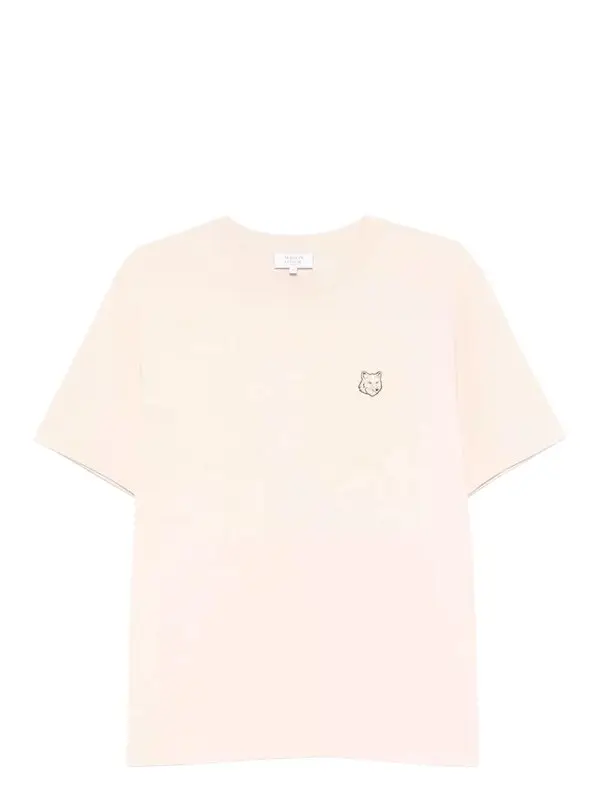 Maison Kitsuné Bold Fox Head-patch T-shirt - Neutrals