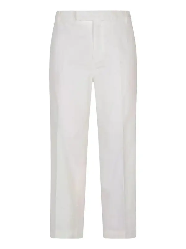 Thom Browne Cotton Straight-leg Trousers - 100 White