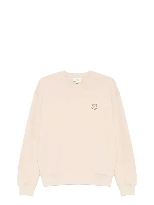 Maison Kitsuné Bold Fox Head-patch Sweatshirt - Neutrals