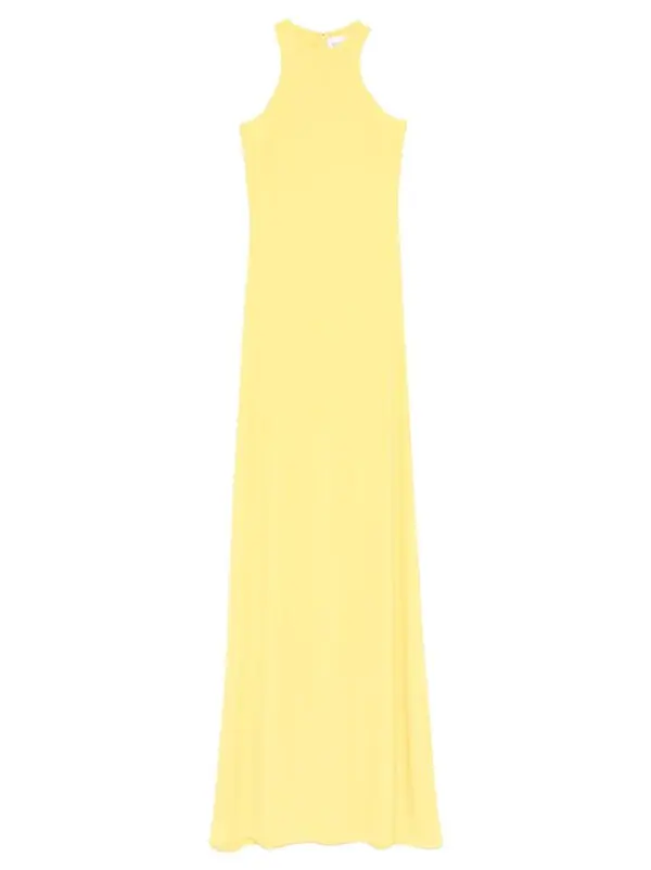 MONOT Sleeveless Maxi Dress - Yellow