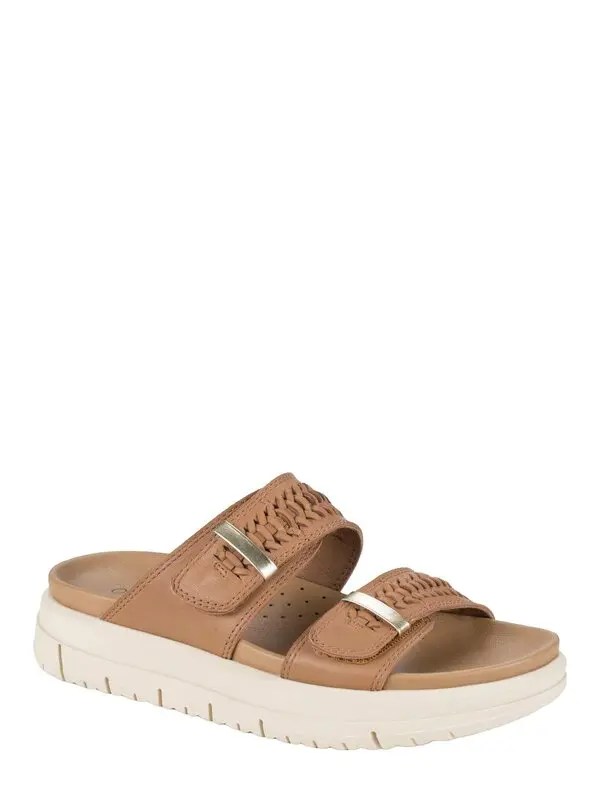 BARETRAPS Haliah Slide Sandal - Tan Leather