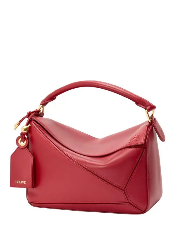 Loewe Small Puzzle Top-handle Bag - Red