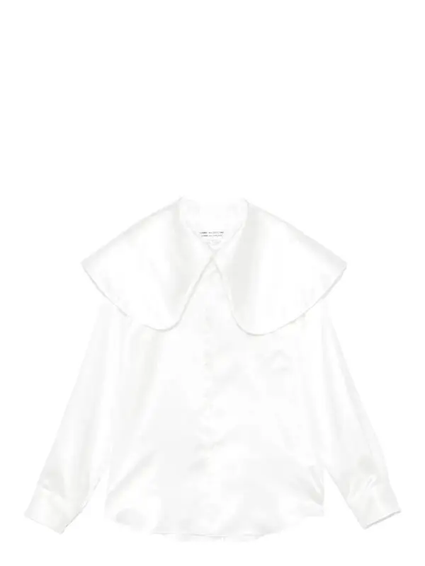 Comme Des Garçons Oversized-collar Shirt - White