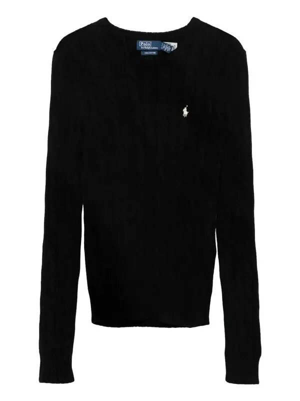 Polo Ralph Lauren Cable-knit Sweater - Black