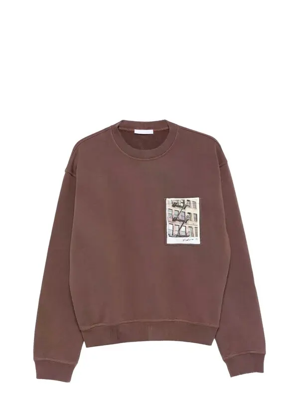 Helmut Lang Brooklyn-postcard Sweatshirt - Brown