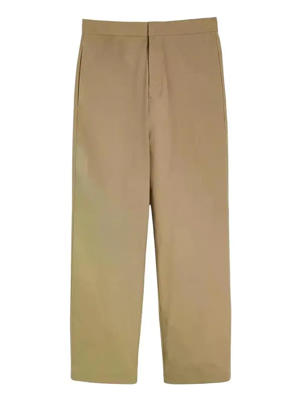 JIL SANDER Tapered Tailored Trousers - Neutrals