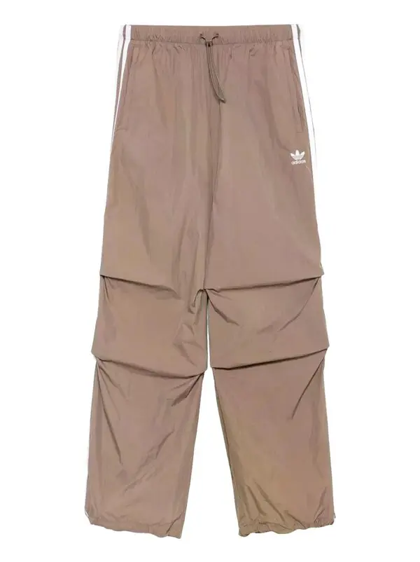 Adidas 3-stripe Parachute Pants - Brown