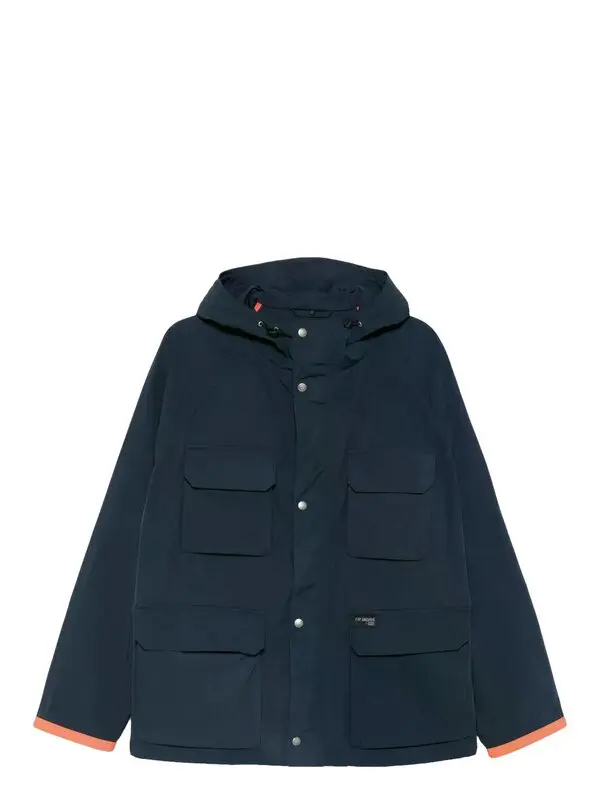 FAY Hooded Windbreaker - Blue