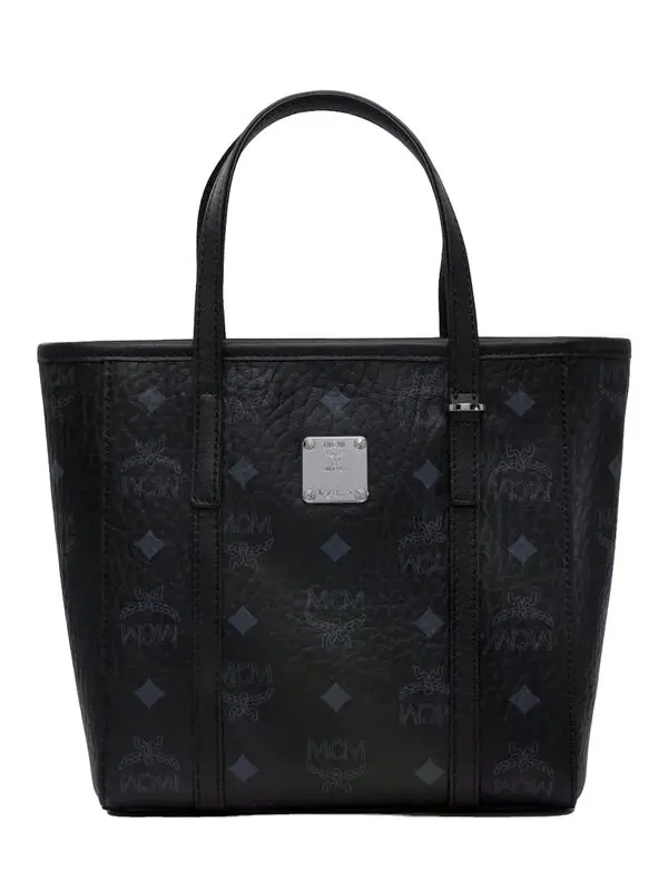 Mcm Leather Tote - Black