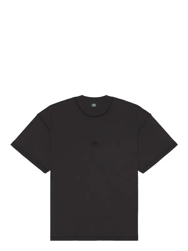 UMBRO Logo T Shirt Inside Out - Black