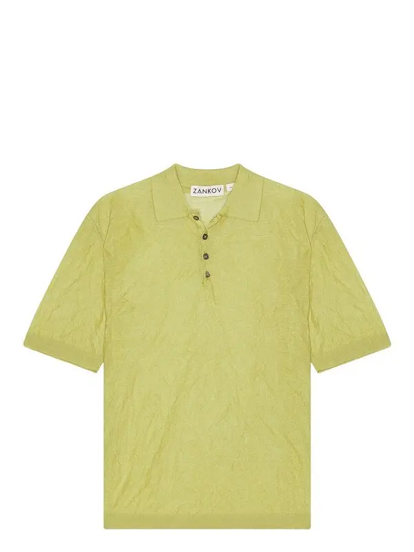 ZANKOV Luke Polo In Mint - Peridot