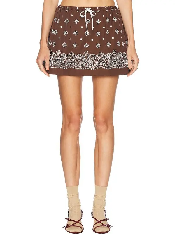 Miu Miu Mini Skirt - Cacao