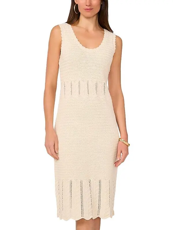 Vince Camuto Pointelle Tank Dress - Birch