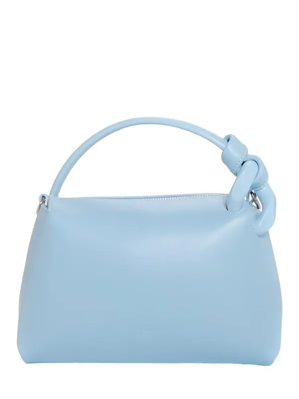 JW Anderson Corner Leather Shoulder Bag - Light Blue