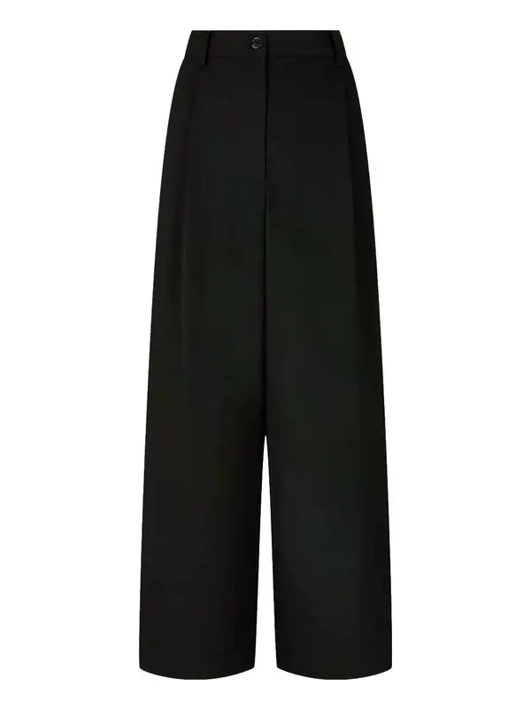 STUDIO TOMBOY Wide-leg Trousers - Black