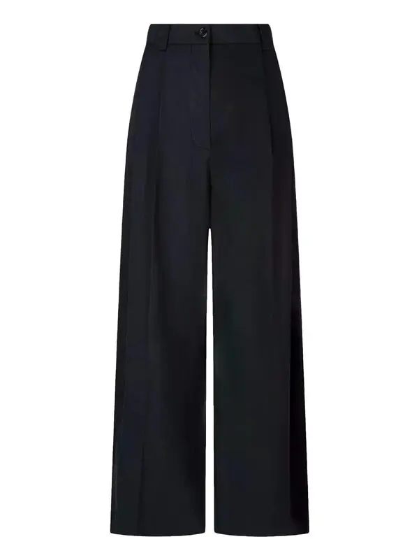 STUDIO TOMBOY Wide-leg Trousers - Black