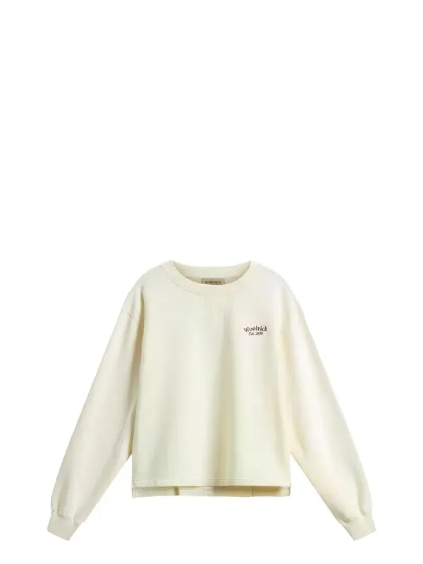 Woolrich Cotton Sweatshirt - Neutrals