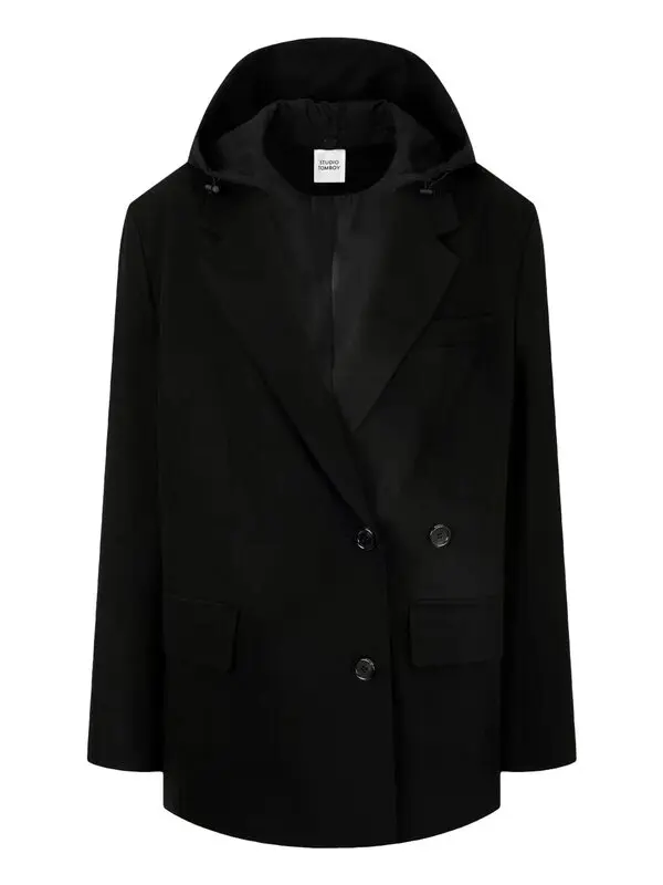 STUDIO TOMBOY Layered Blazer - Black