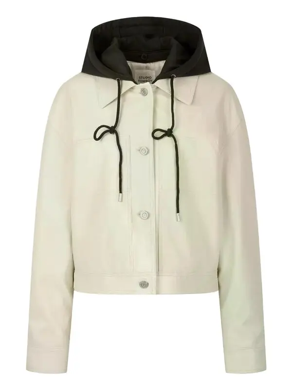 STUDIO TOMBOY Detachable-hood Jacket - White