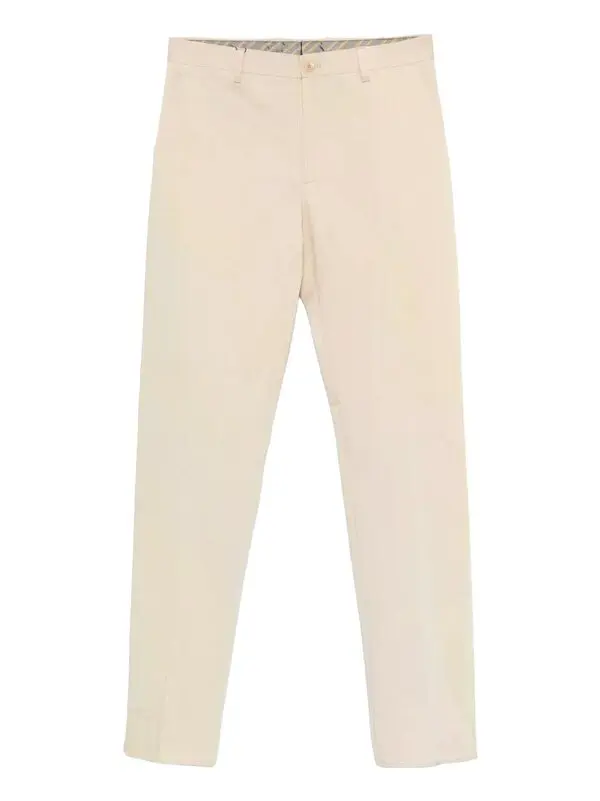 Etro Gabardine Trousers - Neutrals