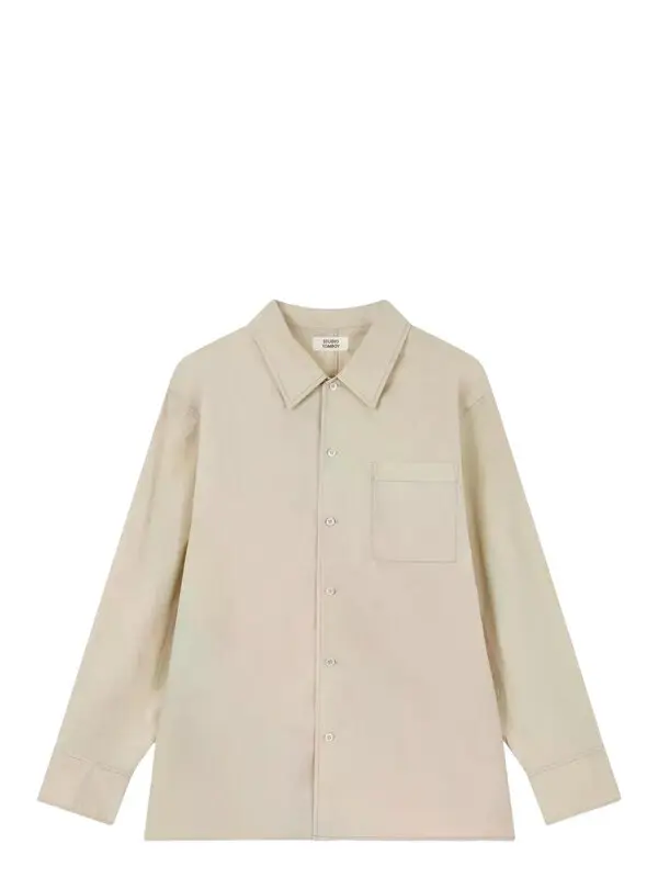 STUDIO TOMBOY Cotton-blend Shirt - Neutrals