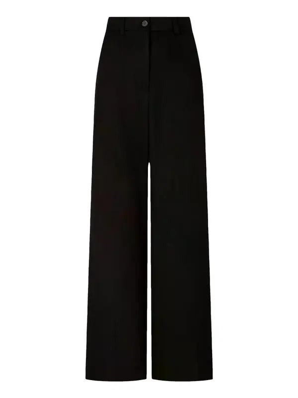 STUDIO TOMBOY Wide-leg Trousers - Black