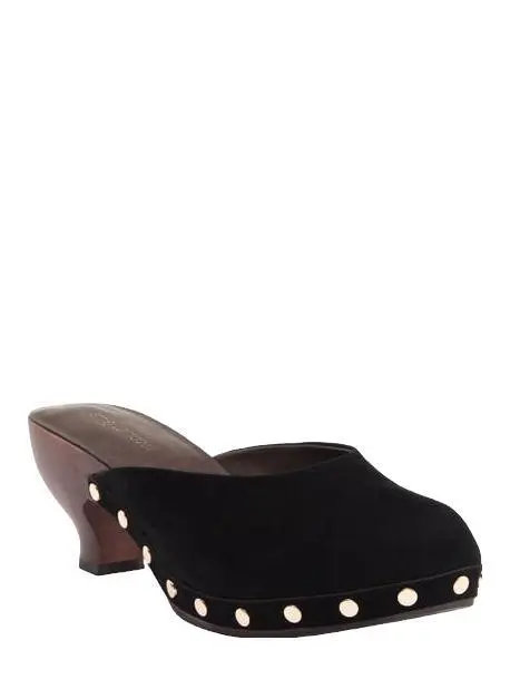Jeffrey Campbell Cloguette Mule - Black Suede