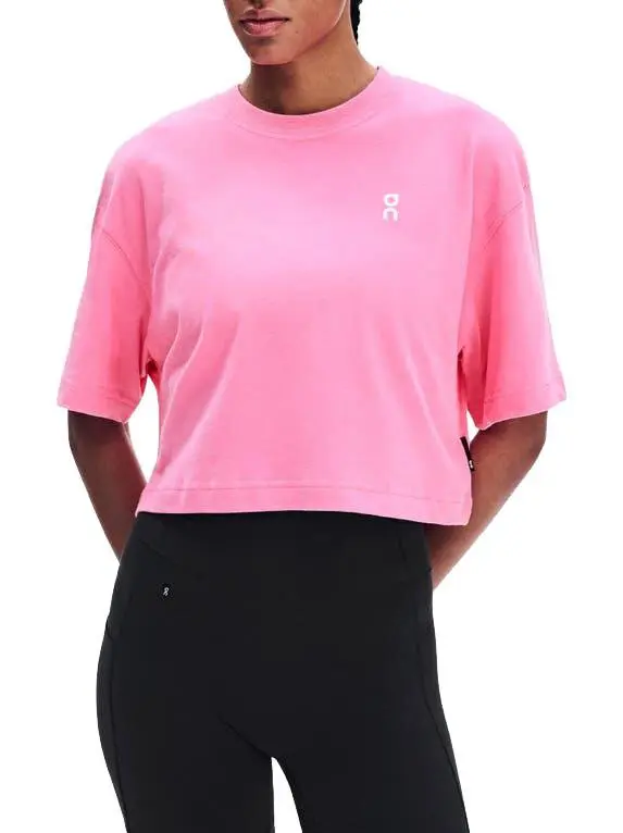 On Boxy Graphic T-shirt - Bubblegum