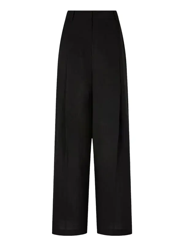 STUDIO TOMBOY Pleat-detail Trousers - Black
