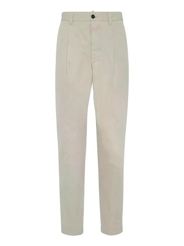 Dsquared2 Pleated Trousers - Neutrals
