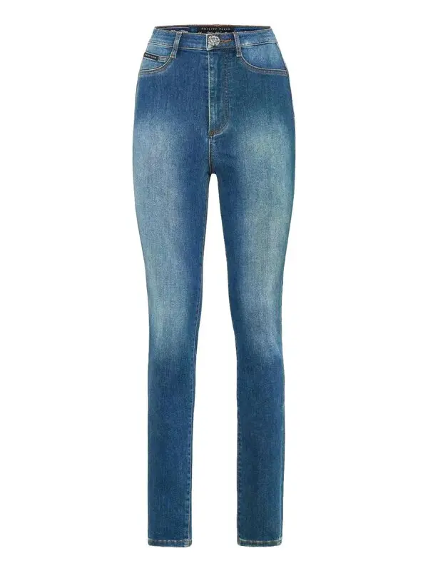 Philipp Plein High-waisted Jeans - Blue