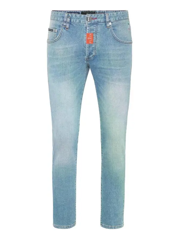 Philipp Plein Skinny-cut Jeans - Blue