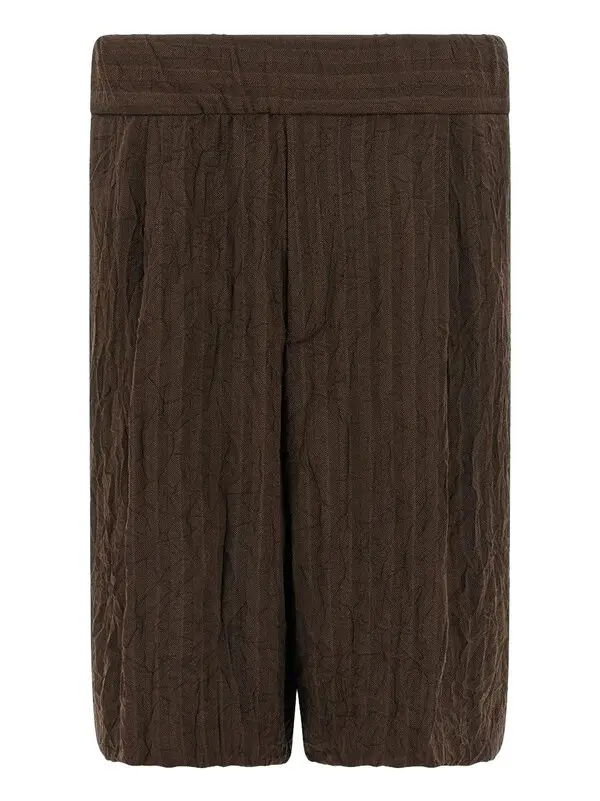 Dries Van Noten Plato Bermuda Shorts - Brown