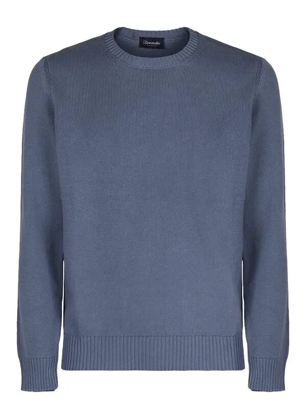 DRUMOHR Cotton Sweater - Blue