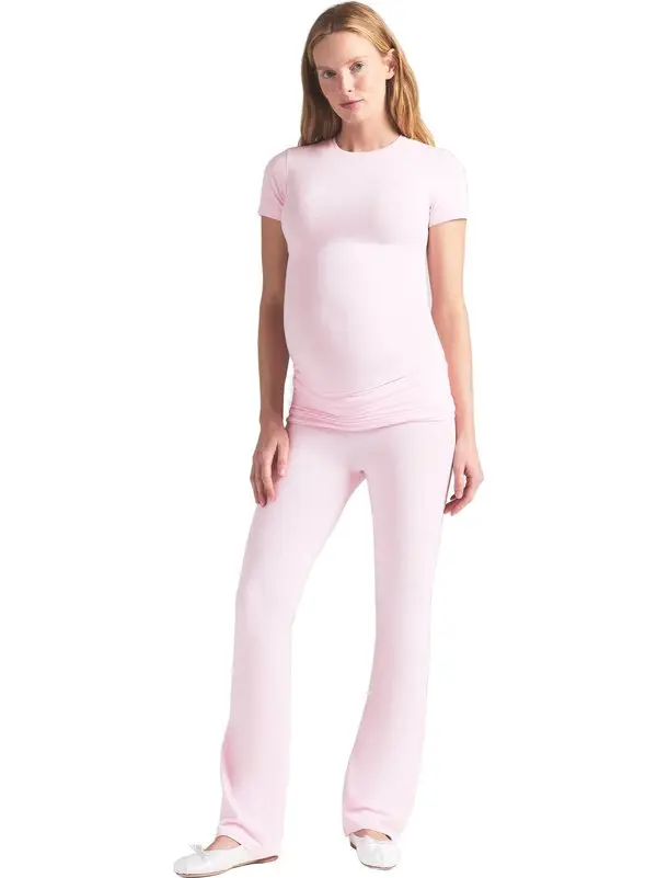 SKIMS Maternity Foldover Pant - Cherry Blossom