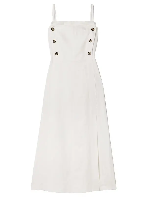 Proenza Schouler Candice Double-breasted Maxi Dress - Off-white