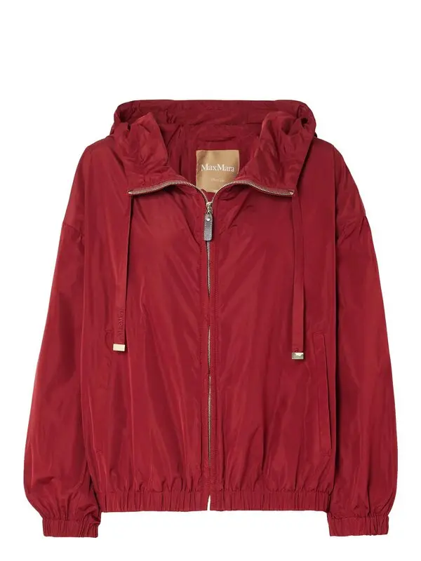 Max Mara Hooded Jacket - Red