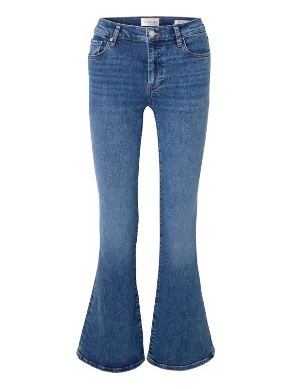 FRAME The Icon Flared Jeans - Blue